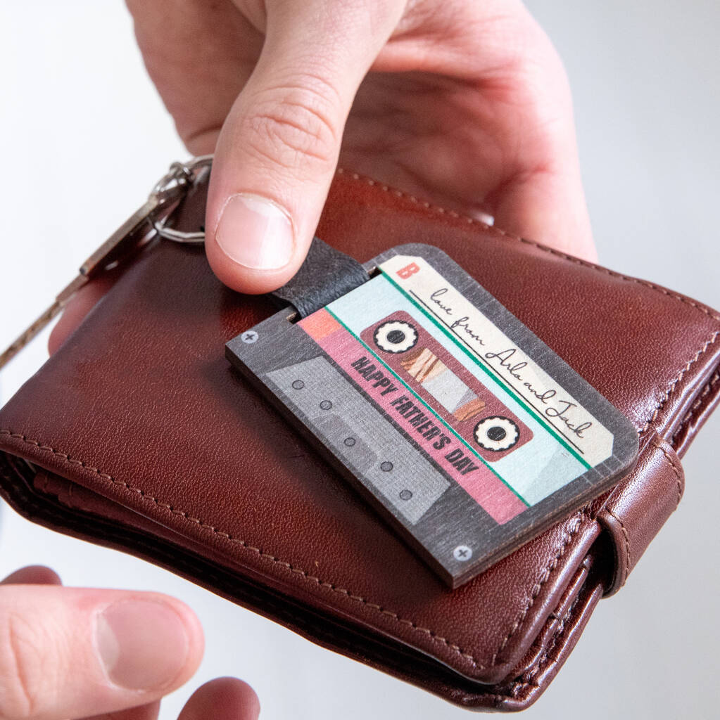 Cassette Tape Personalised Keychain By The Gifting Knot