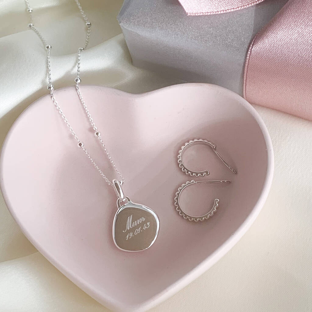 Personalised Sterling Silver Mum Necklace By Katie Belle