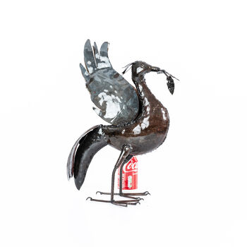Liver Bird Medium Metal Sculpture By Pangea Metal Sculptures ...