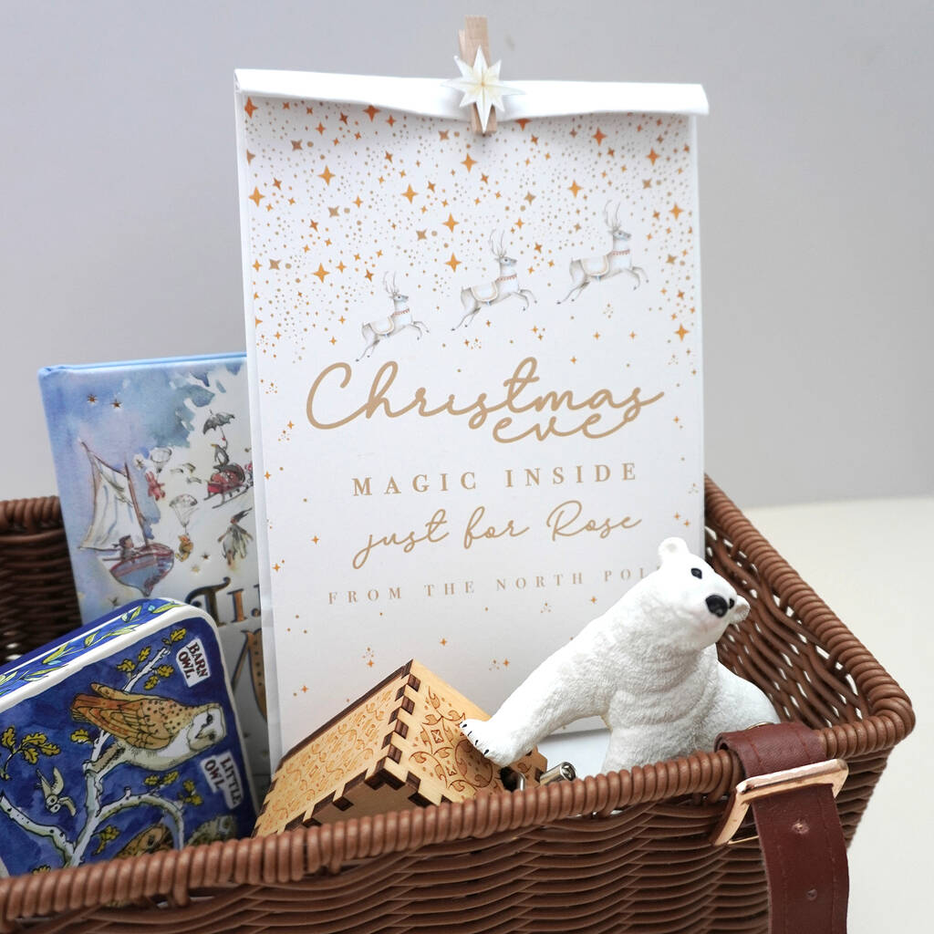 Christmas Eve Magic Personalised Gift Bag By Flamingo and Bear