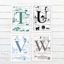 personalised little explorer nursery letter print by places & spaces ...