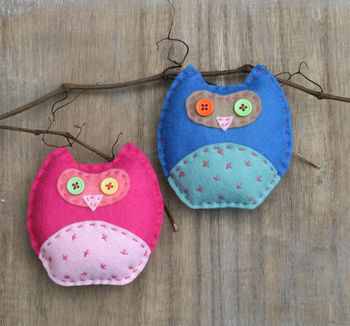 Little Owl Sewing Kit By Clara | notonthehighstreet.com