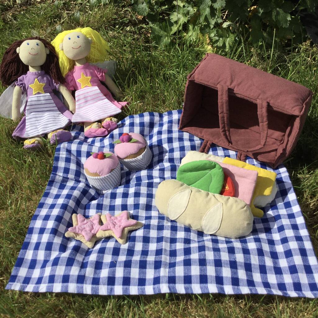 Fair Trade Fabric Picnic Set By Weaving Hope Ltd | notonthehighstreet.com