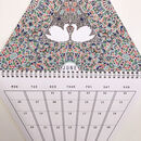 2022 Triangle Wall Calendar By Prism Of Starlings | notonthehighstreet.com