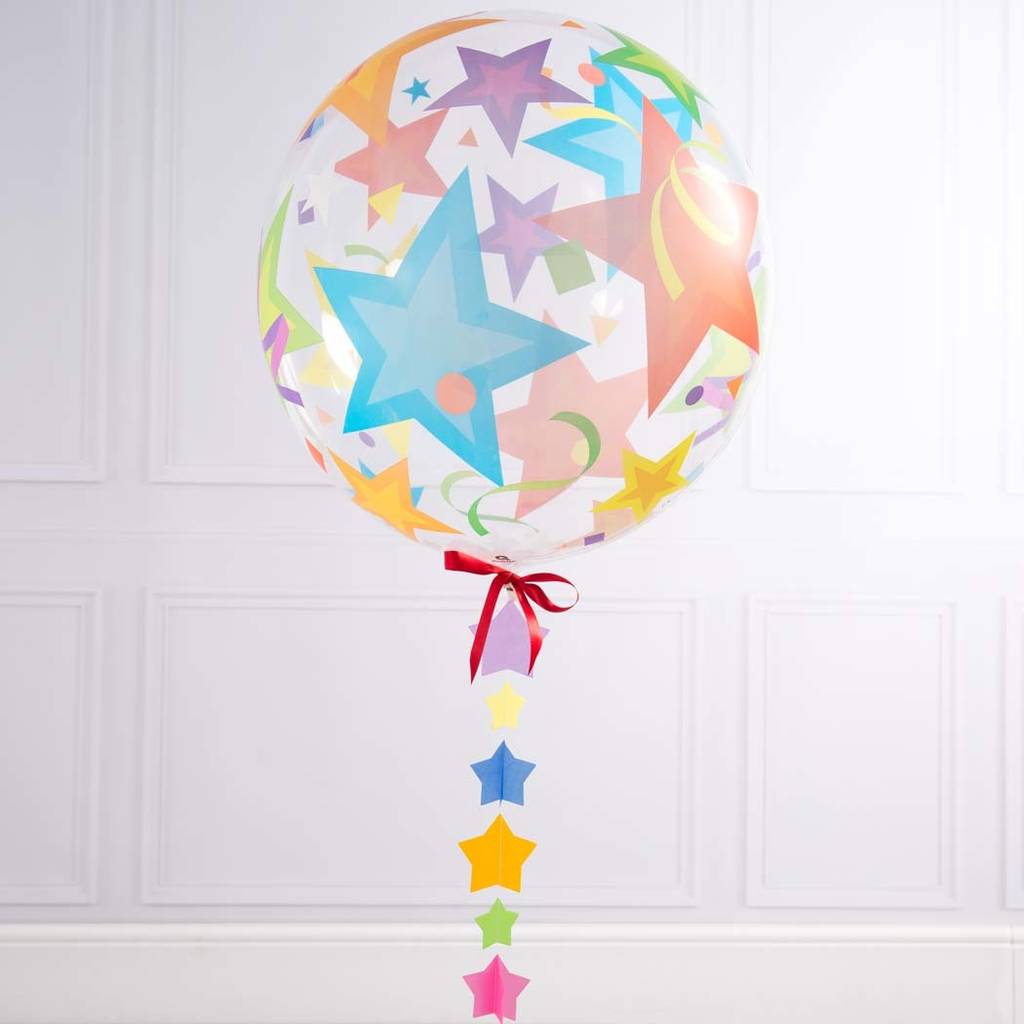 star bubble balloon by bubblegum balloons | notonthehighstreet.com