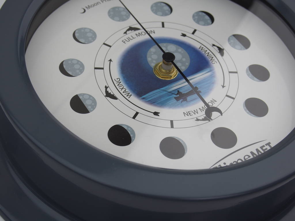 personalised night fishing moon phase clock by climemet ...