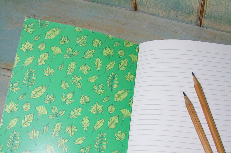 fox illustration notebook with lined pages by lyndsey green ...