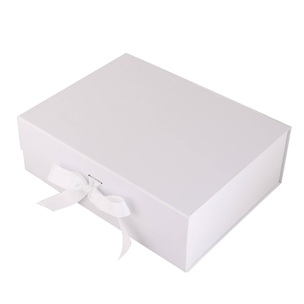 Personalised Luxury A4 Ivory Gift Box By Dibor | notonthehighstreet.com