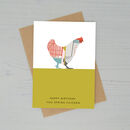 Chicken Hen Greetings Card By Lucy Alice Designs | notonthehighstreet.com