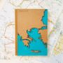 Handcrafted Greece Map Travel Notebook By FO Design / Norrska ...