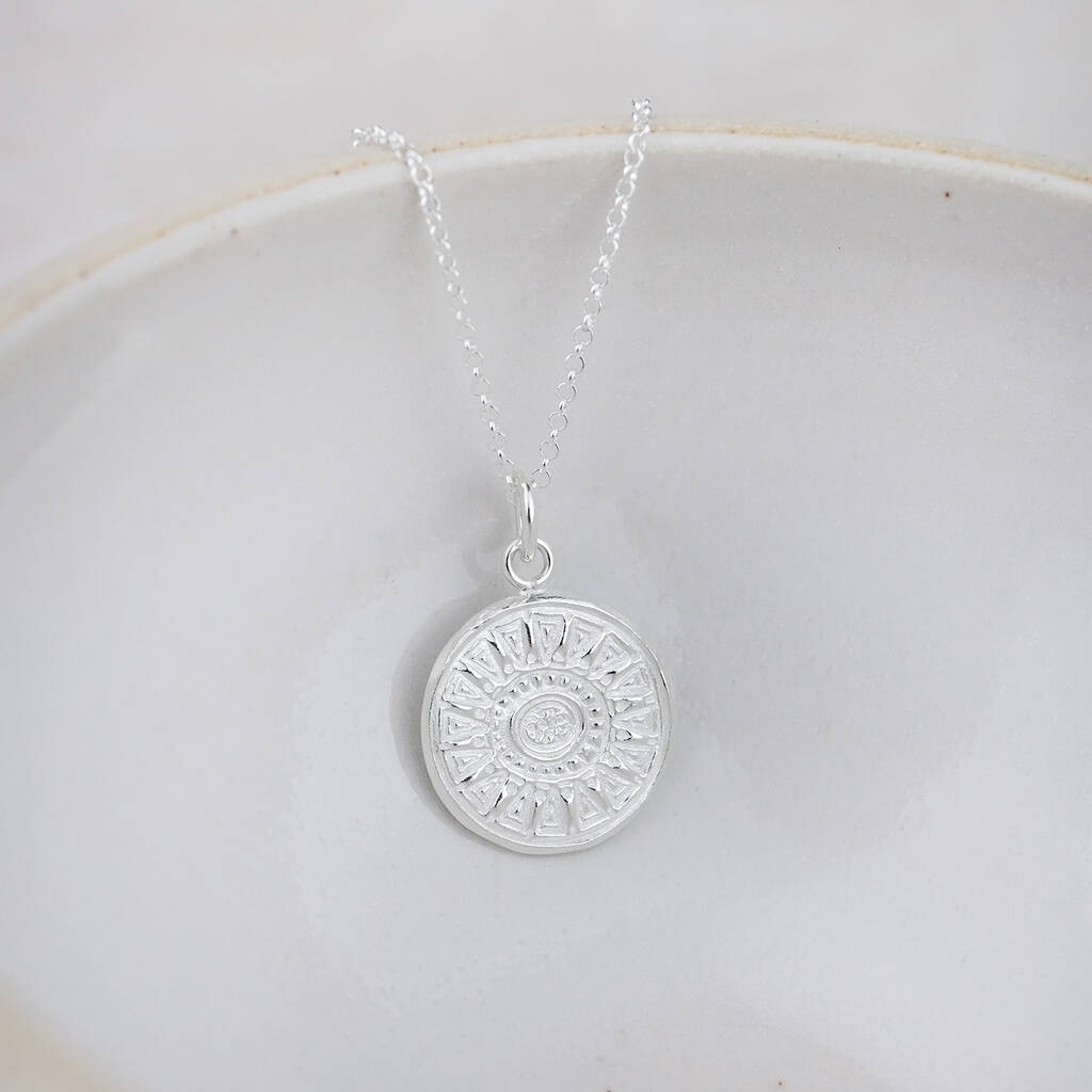 Sterling Silver Talisman Pendant By Lucy Kemp Silver Jewellery