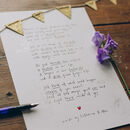 'stardust' Original Handwritten Poem By Words By Catherine Prutton ...