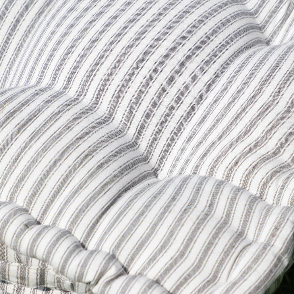 Extra Large Vintage Stripe Garden Lawn Mattress Cushion By Dibor ...
