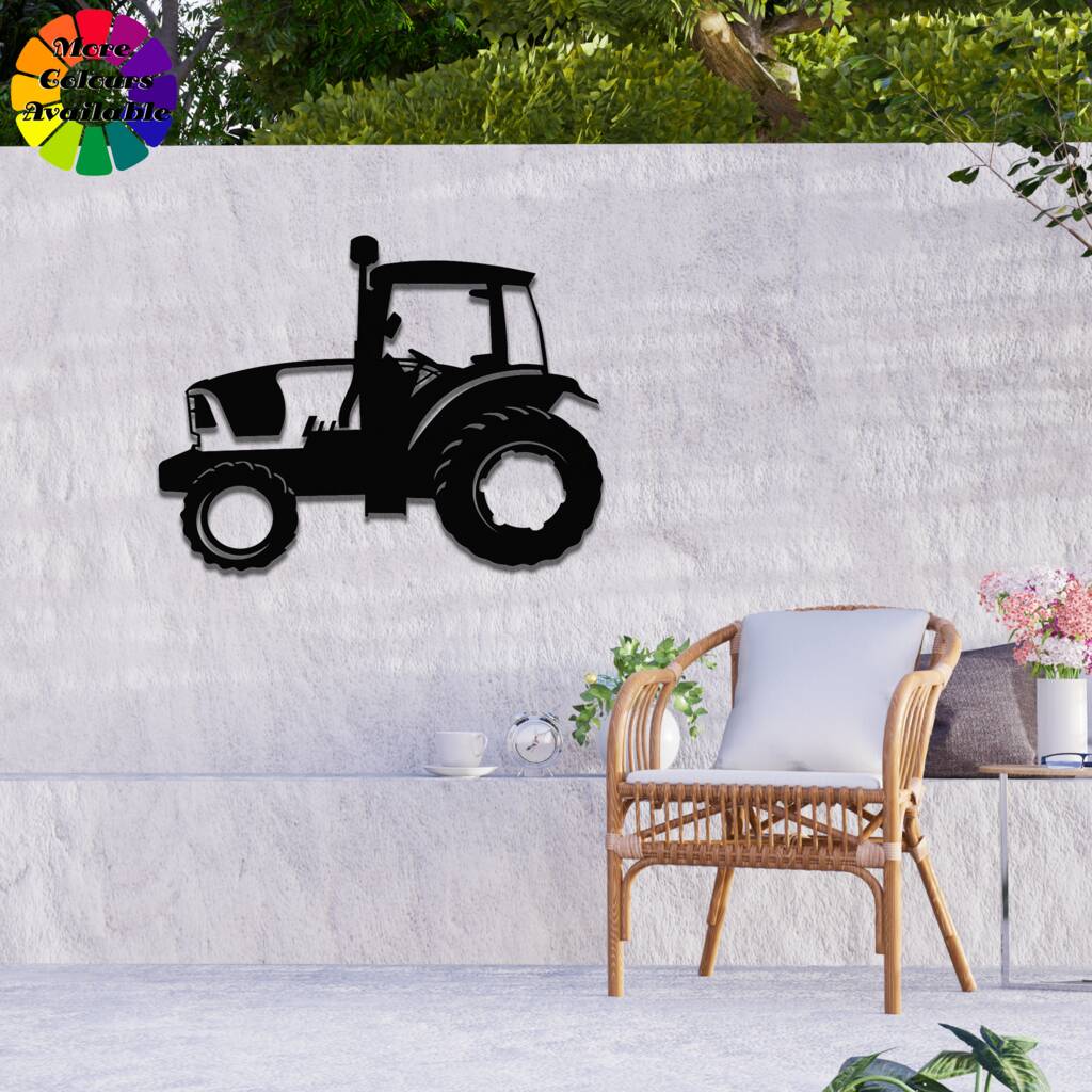 Metal Tractor Wall Art Vintage Metal Tractor Decor By Duke Craft ...