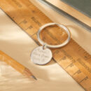 Personalised Sterling Silver Keyring By Merci Maman ...