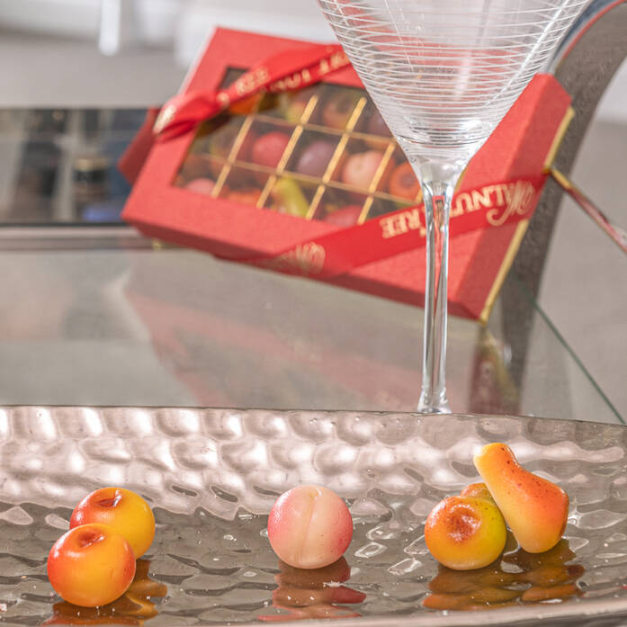 Adorable Marzipan Fruit Gift Box By Walnut Tree Gifts ...