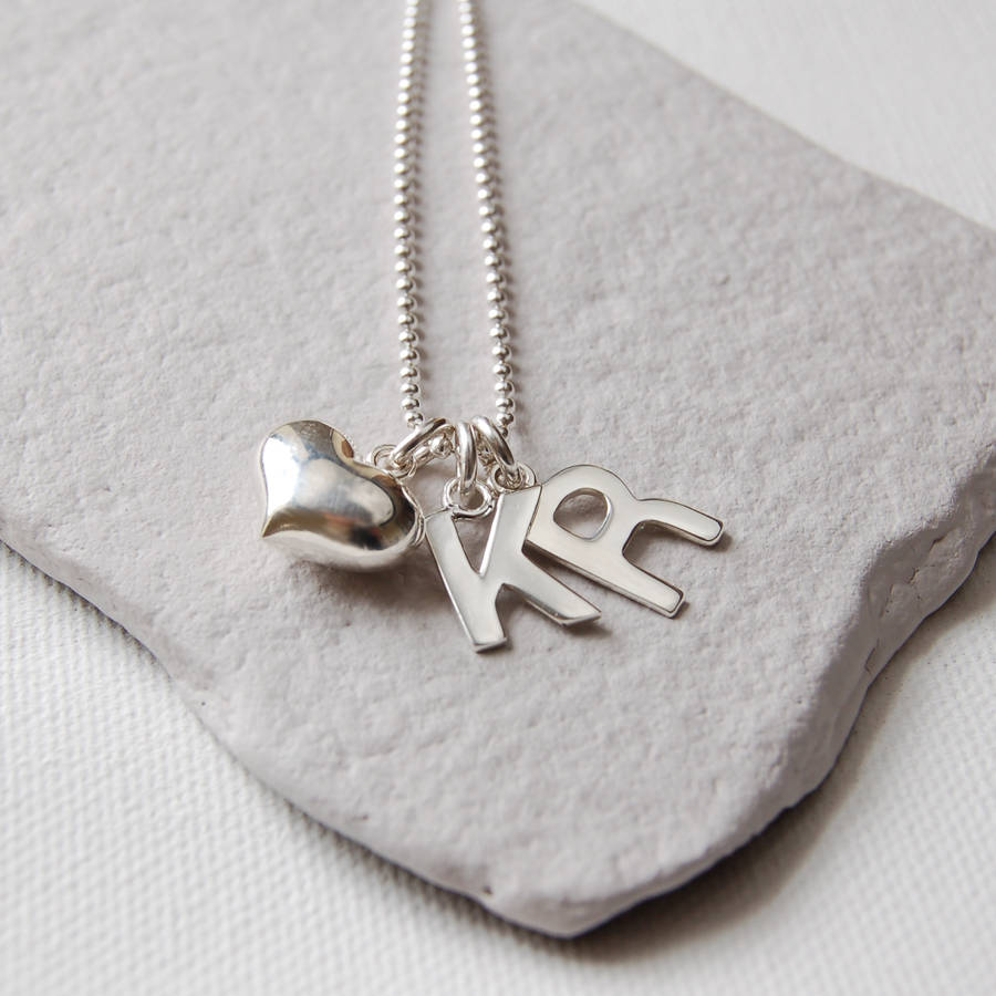 Personalised Initial Necklace With Charm By Carriage Trade