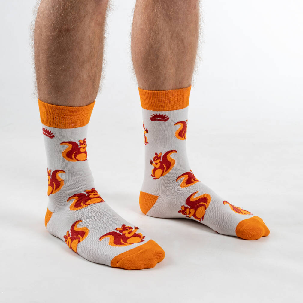 Bamboo Socks | Red Squirrel Socks | Animal Socks | Eco By We Are Hedgy