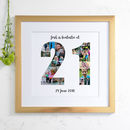 Personalised 21st Birthday Photo Collage By A Type Of Design ...