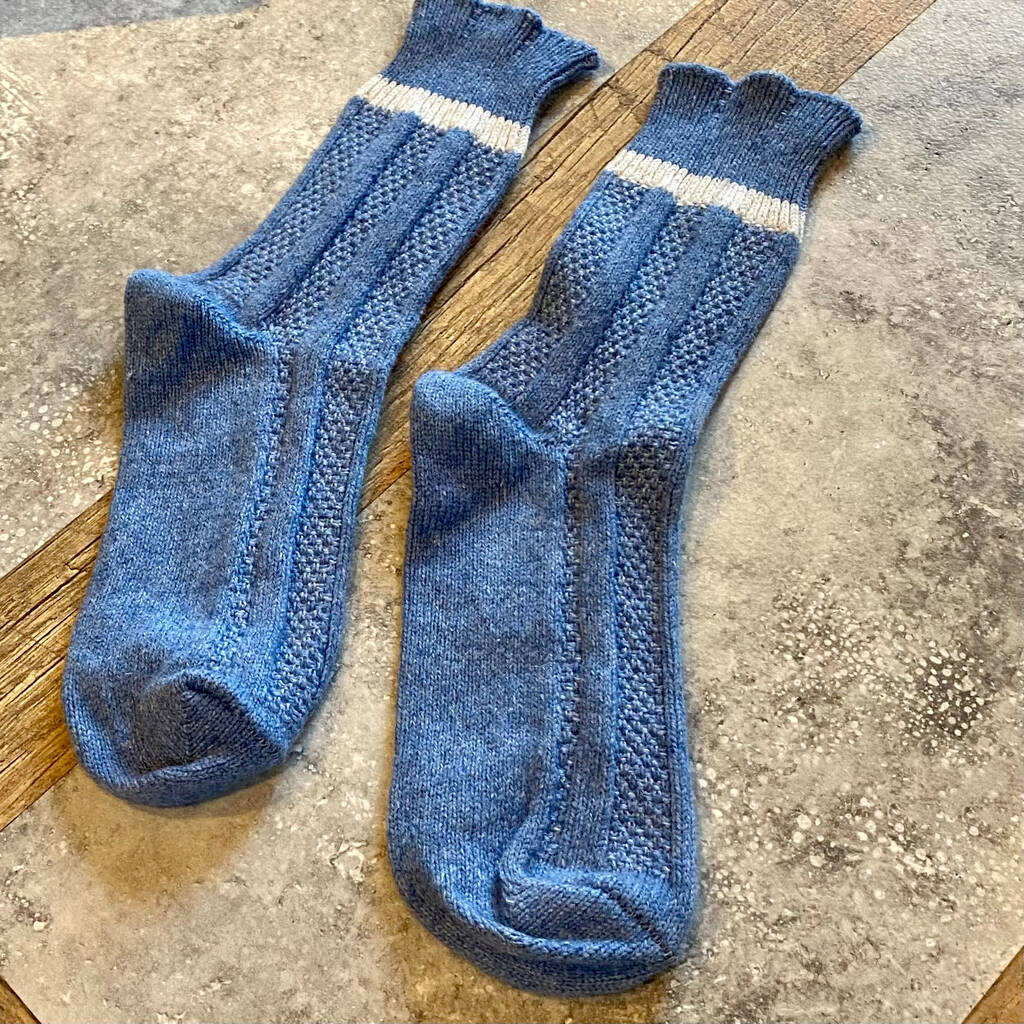 Personalised Women's Wool Walking Boot Socks By The Alphabet Gift Shop ...