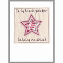 Personalised Star Teacher Thank You Card By Milly And Pip Gifts And ...