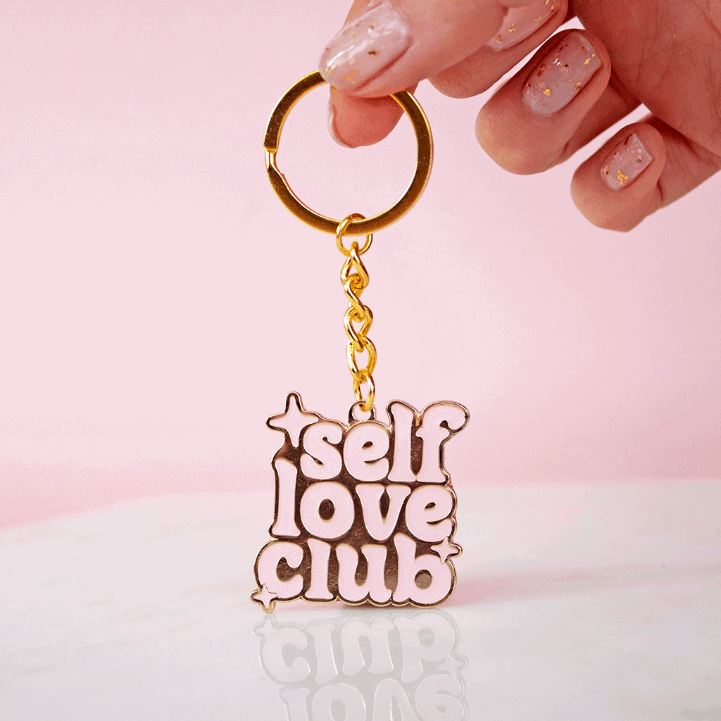 Self Love Club Keyring By TreatBox | notonthehighstreet.com