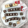 Personalised Christmas Chocolates Initials/Names Gift By Cocoapod ...