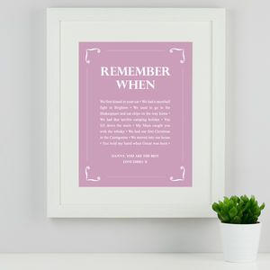 Personalised Typography Prints and Art | notonthehighstreet.com