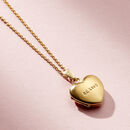 Personalised Mini Heart Locket By Posh Totty Designs ...