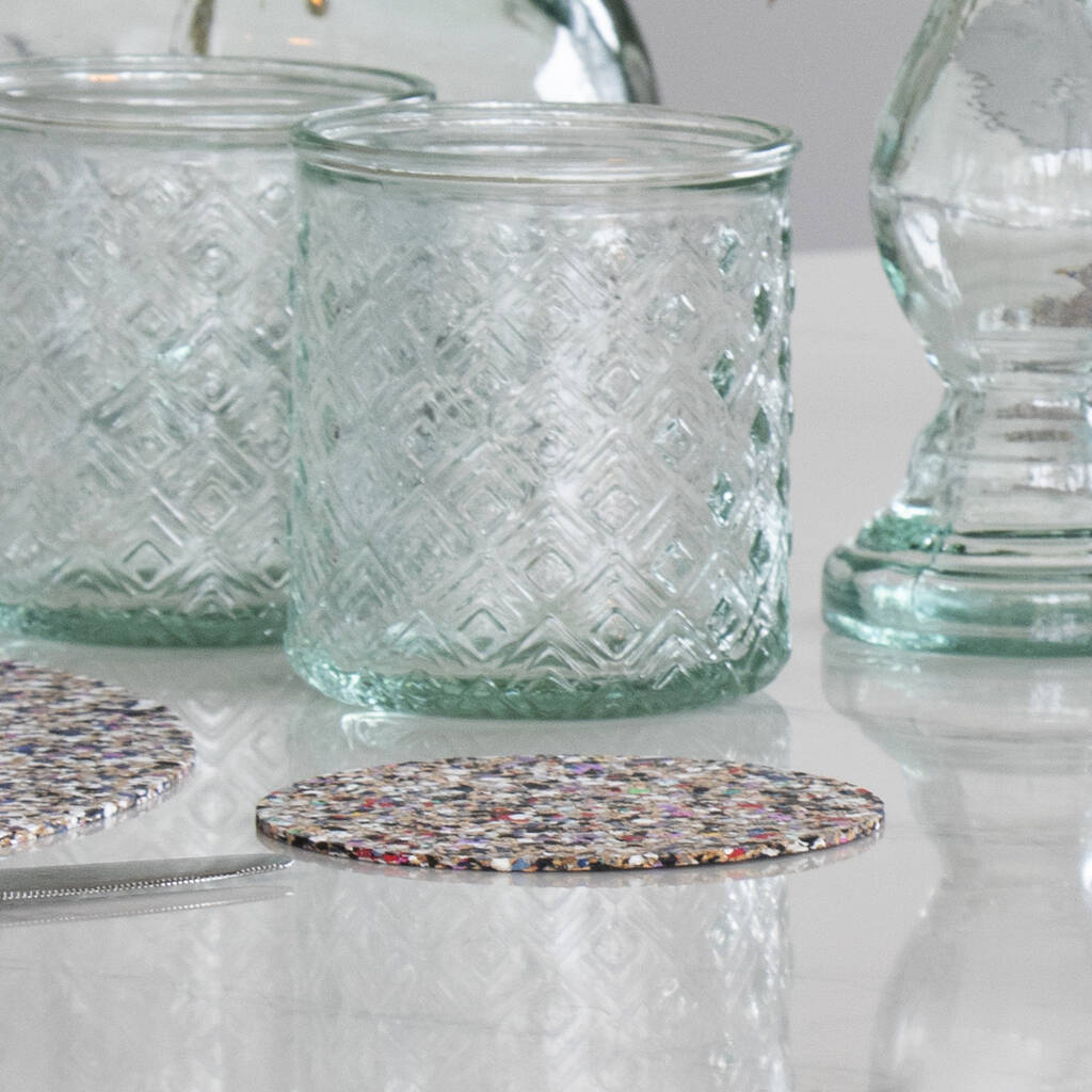 Beach Clean Round Coaster Set By LIGA | notonthehighstreet.com