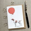 Personalised English Pointer Birthday Card By Have A Gander ...