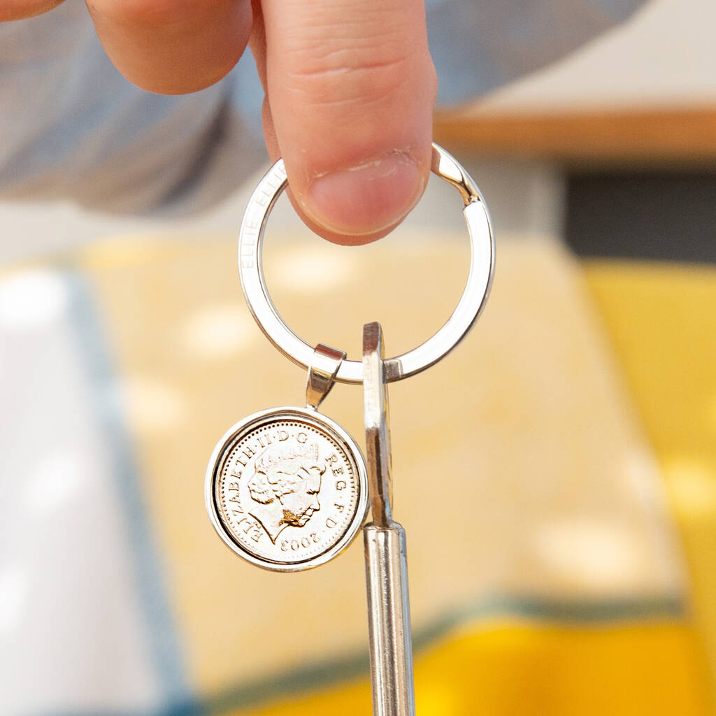 18th Birthday 2004 Five Pence 5p Coin Keyring By Ellie Ellie ...