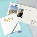 Personalised My Dog And Puppy Photo Journal Memory Book By Hoobynoo ...
