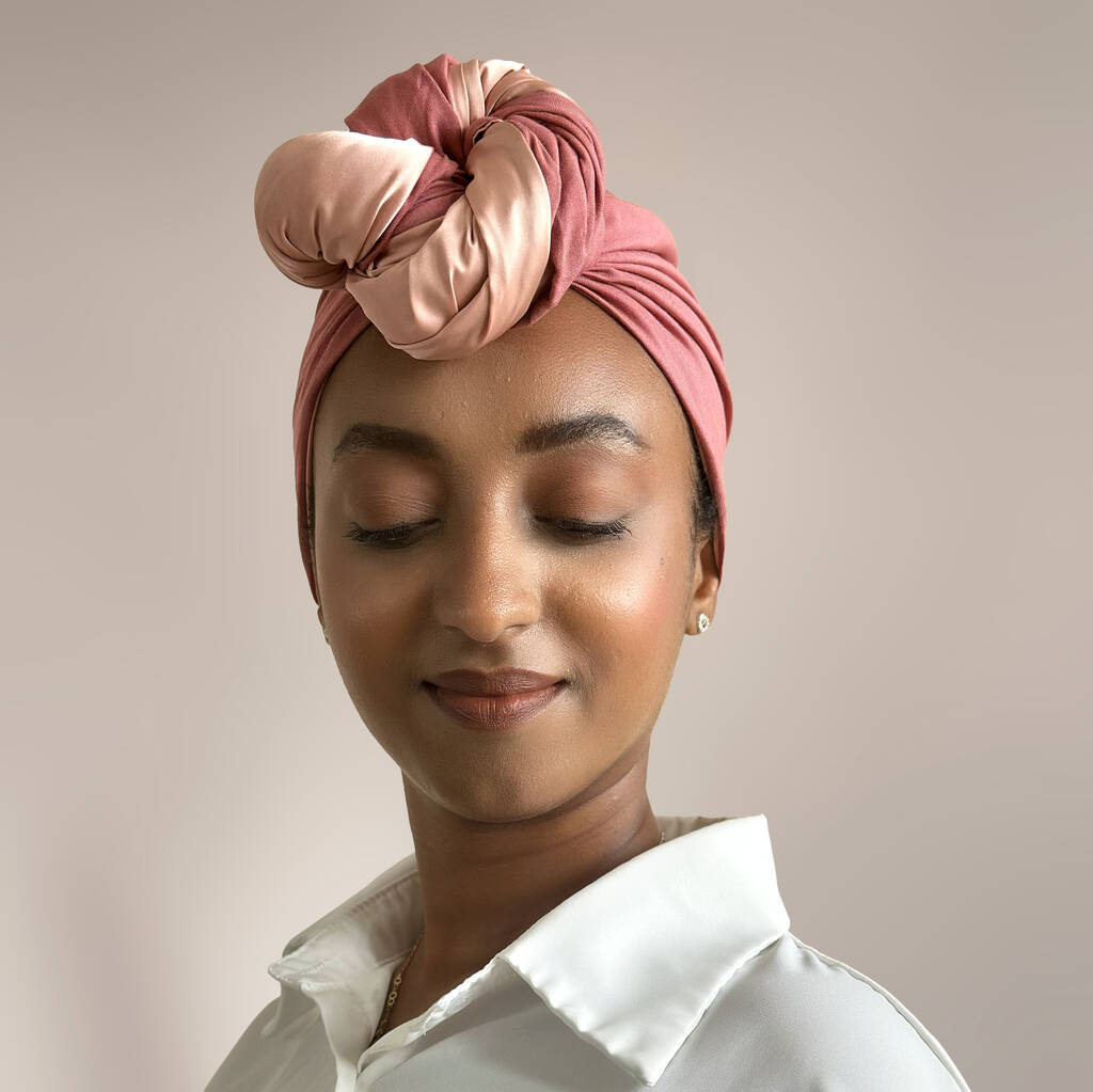 Satin Lined Turban Headwrap Limited Edition By Nourished Springs