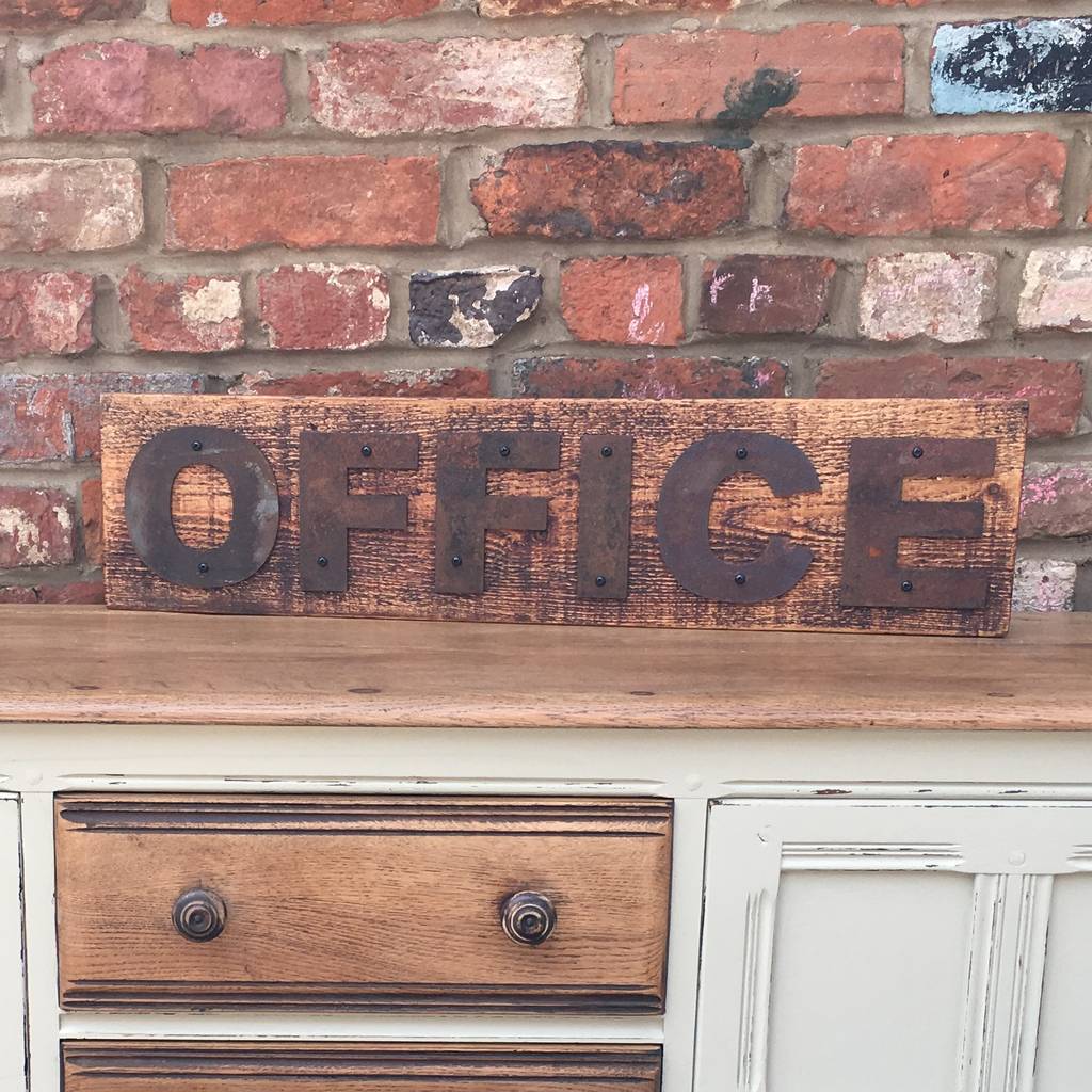 Personalised Wood And Metal Signs By RW NORFOLK | notonthehighstreet.com