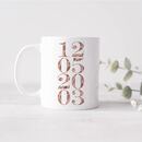 Celebration Date Mug By Donna Crain | notonthehighstreet.com
