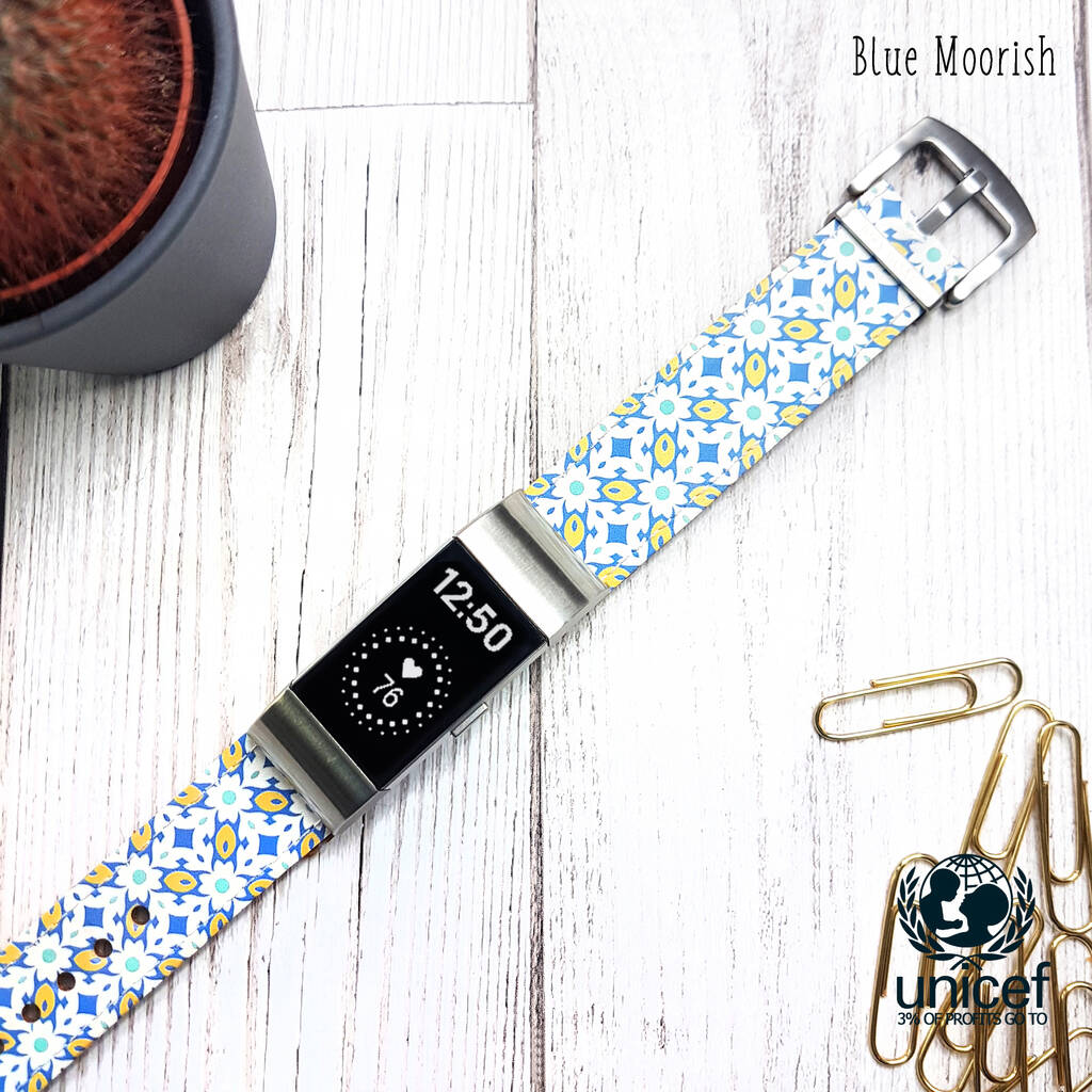 Fitbit Handmade Leather Strap Travel By Buckle And Cog ...