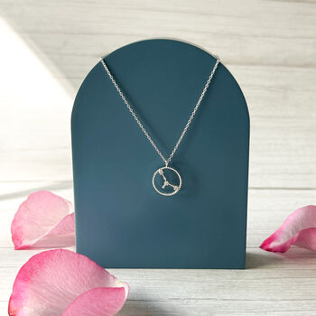 Silver Cancer Sign Necklace In A Keepsake Tin By Treehouse Jewellery