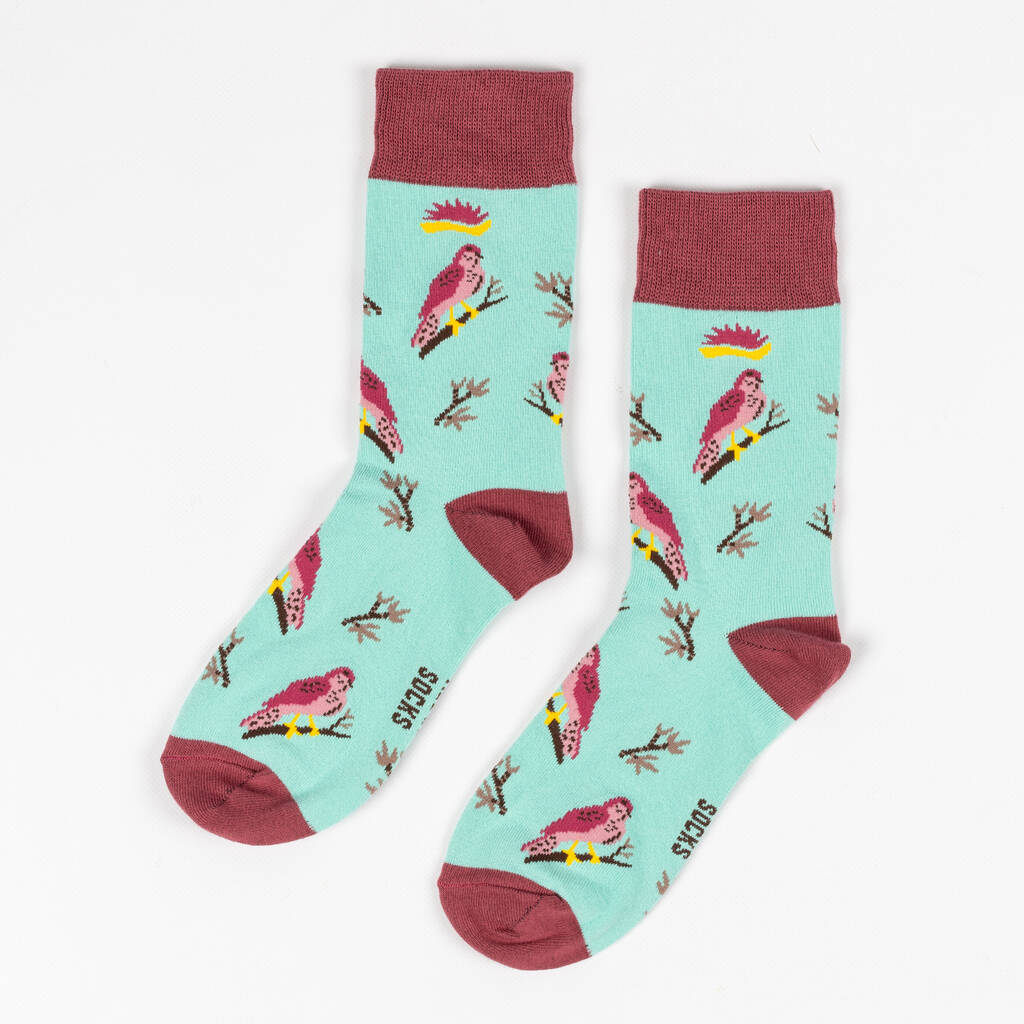 Bamboo Socks | Sparrowhawk Socks | Bird Socks | Gift By We Are Hedgy