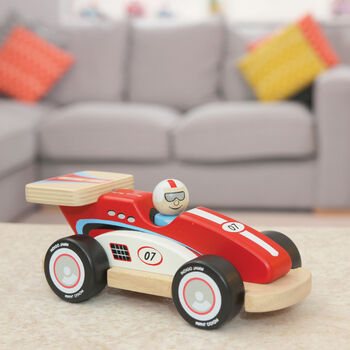 Wooden Retro Racing Car By Jammtoys Quality Wooden Toys ...