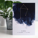 libra constellation zodiac star sign birthday card by dig the earth ...