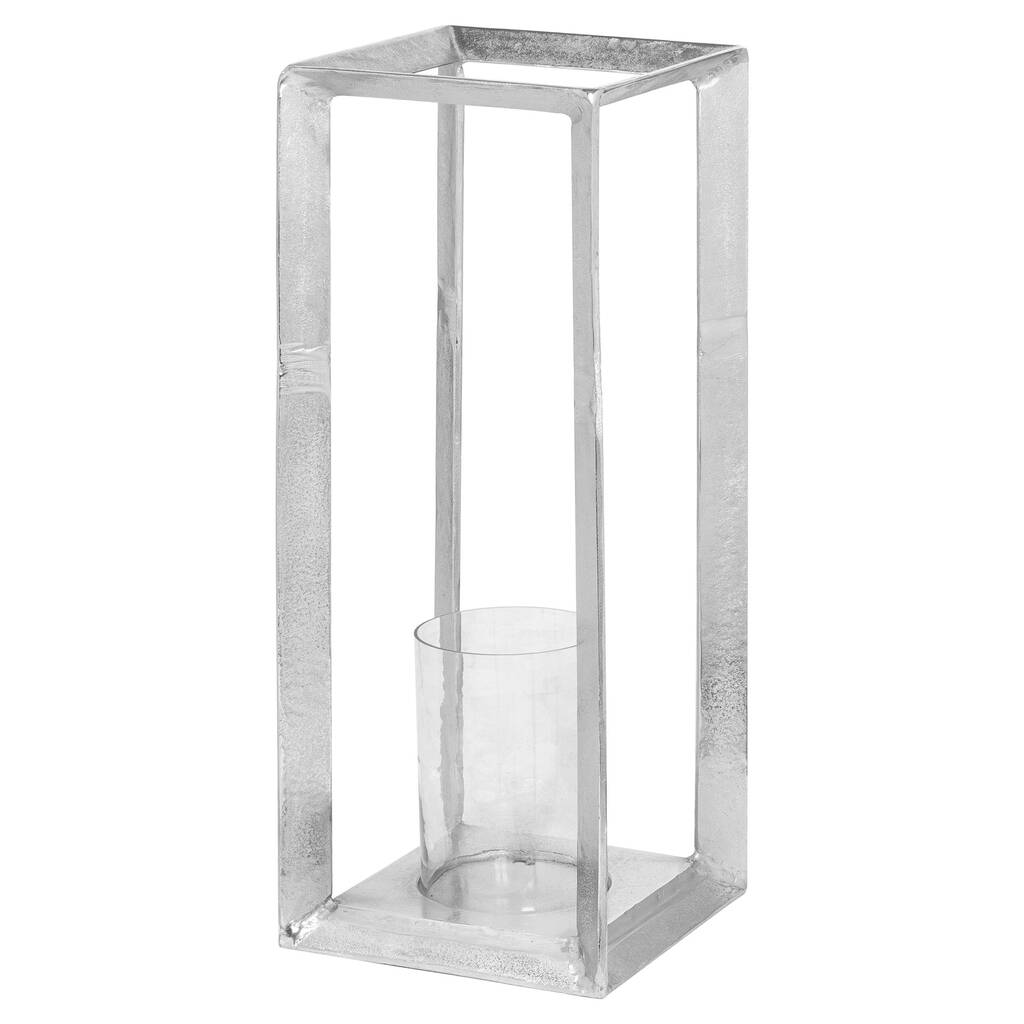 Large Silver Candle Stand With Frame By LH Interiors large-silver-candle-stand-with-frame-by-lh-interiors