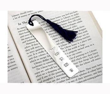 Personalised Sterling Silver Bookmark By David Louis Design ...