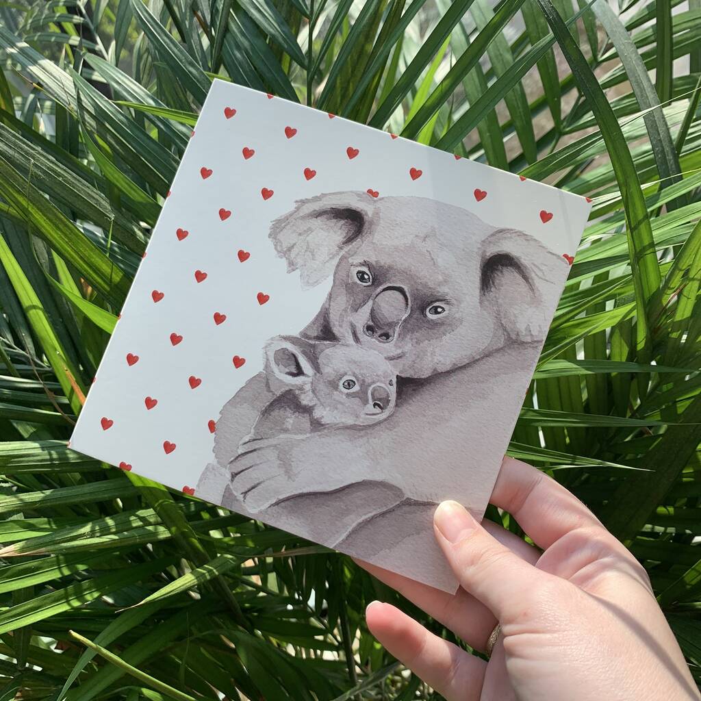 Mother's Day Koala Card By lil wabbit | notonthehighstreet.com