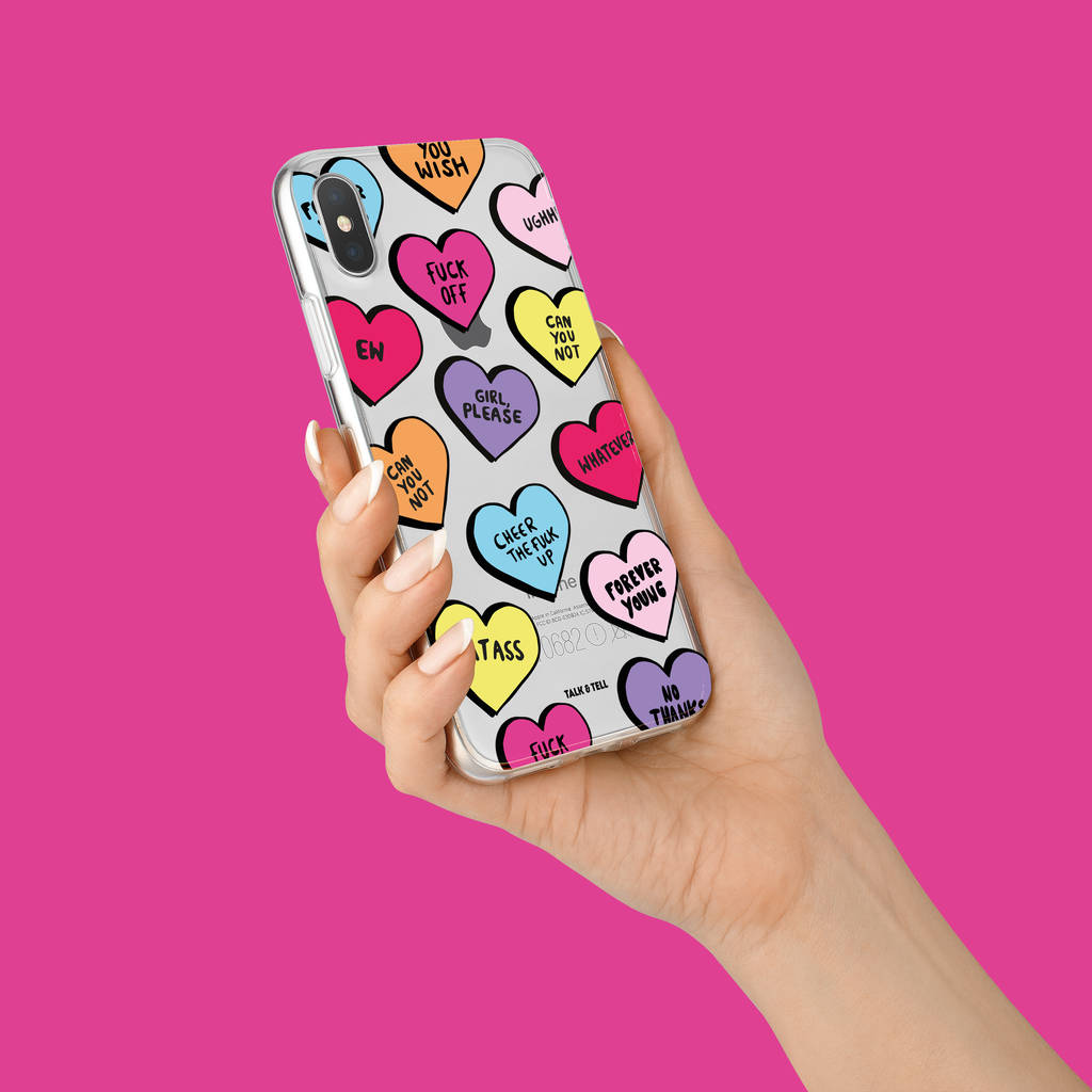 Love Heart Phone Case For iPhone By Talk & Tell | notonthehighstreet.com