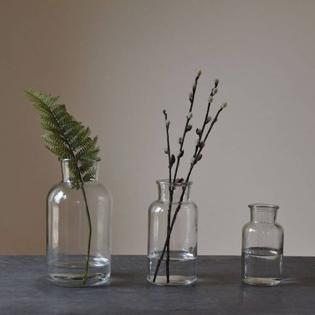 Botanical Bottle Vase Three Sizes By The Wedding Of My Dreams ...