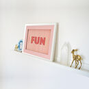 3 D Artwork 'have More Fun' By The Letter Box Company ...