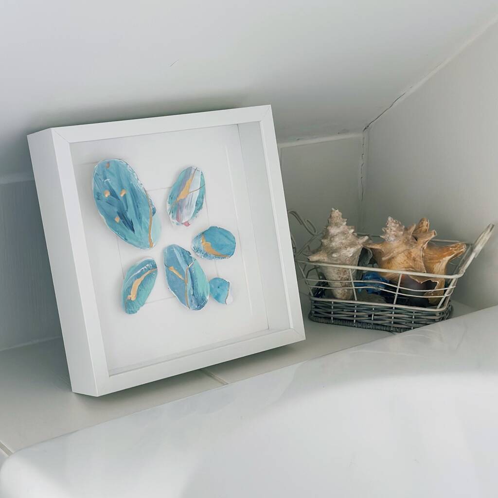 Porcelain Coastal Decor Wall Art #25 By Deborah Wren Ceramics