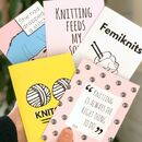 knitting gift mini knitting notebooks by kelly connor designs ...