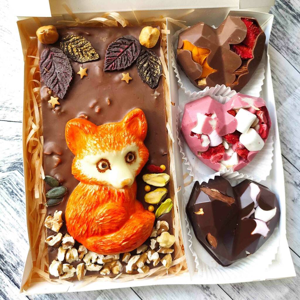 'flaming Fox' Amazing Edible Chocolate Present By The Unique Chocolate ...